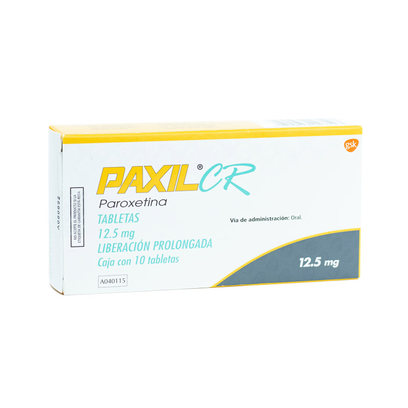 PAXIL CR 12.5MG TAB C/10 | Farmacias San Isidro