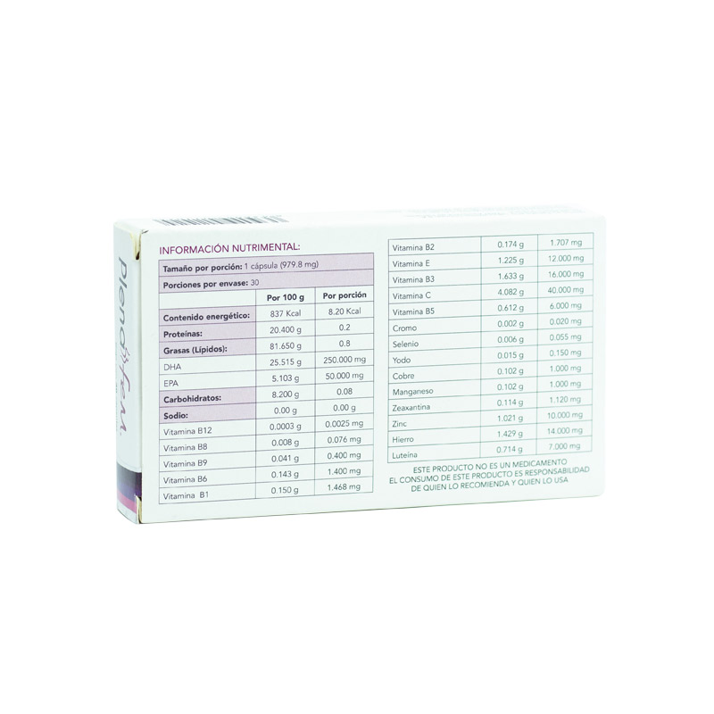 PLENAFEM SUP ALIM CAP C/30 | Farmacias San Isidro