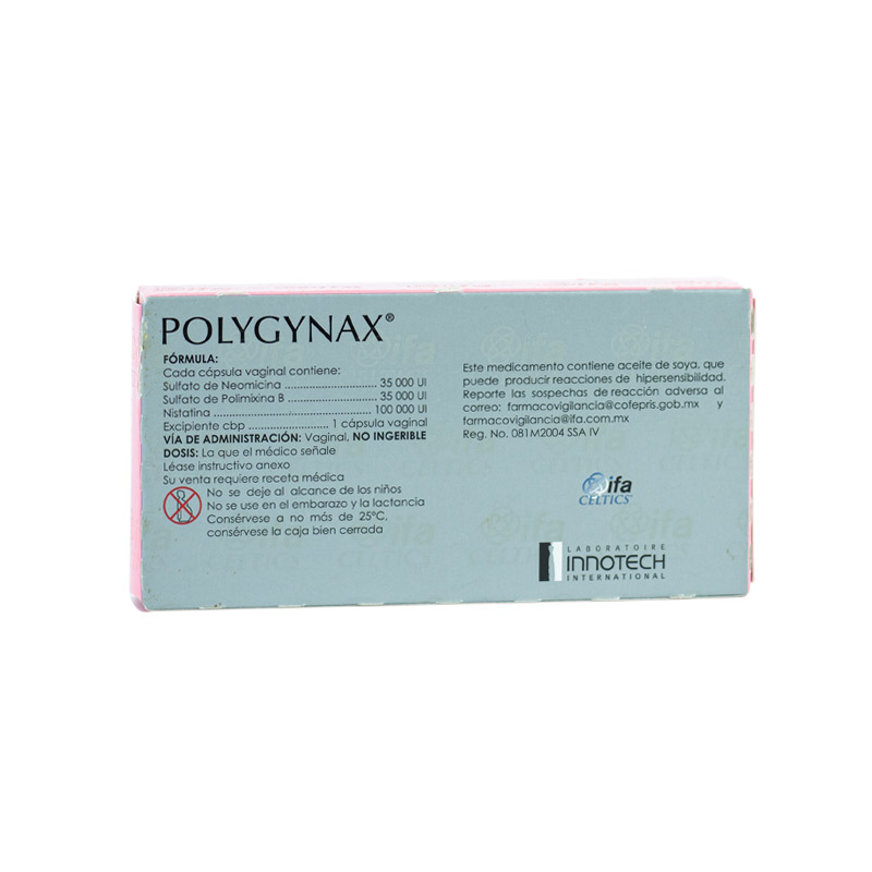 POLYGINAX OV VAG C/6 CAPS VAGINALES | Farmacias San Isidro | Farmacia a ...