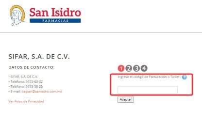 Farmacias San Isidro | Farmacia a domicilio Facturación