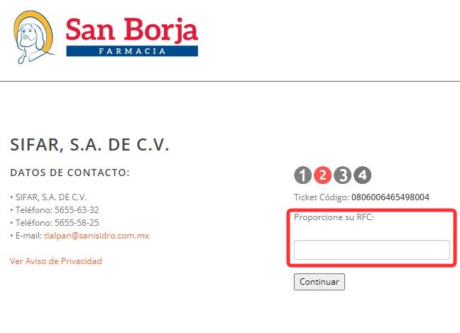 Farmacias San Isidro | Farmacia a domicilio Facturación