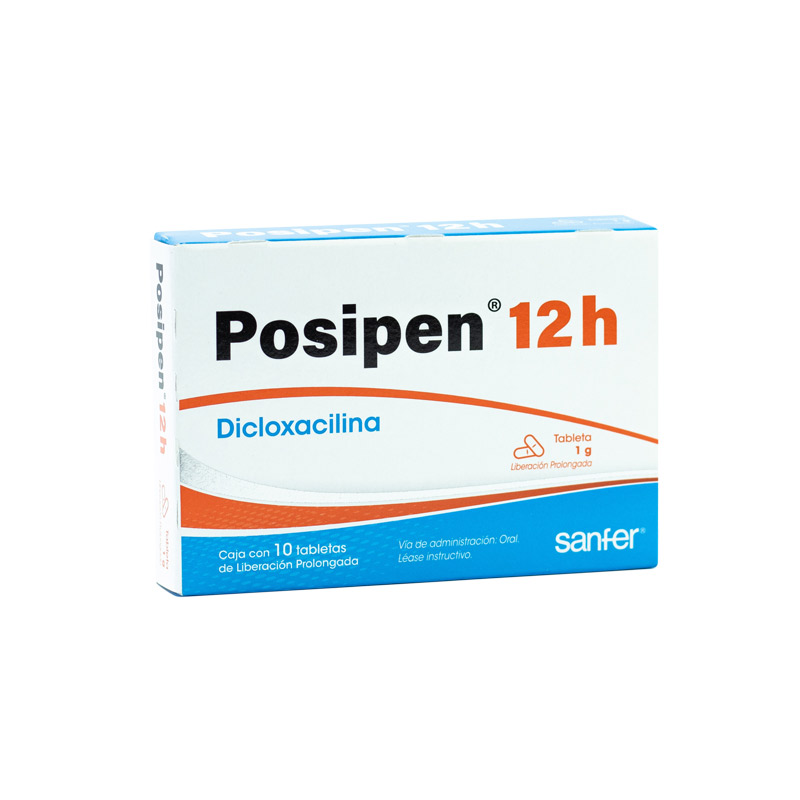 POSIPEN 12HR 1GR TAB C/10 | Farmacias San Isidro | Farmacia a domicilio