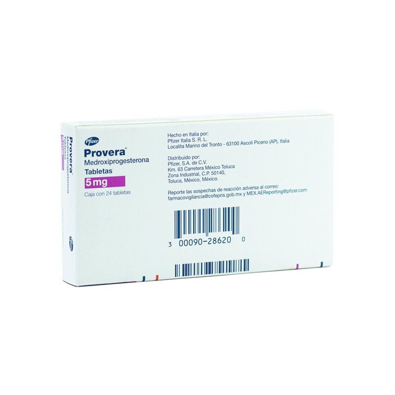PROVERA 5MG TAB C/24 | Farmacias San Isidro | Farmacia a domicilio