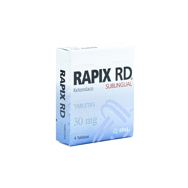 RAPIX RD 30MG C/4 TAB SUBLINGUAL | Farmacias San Isidro