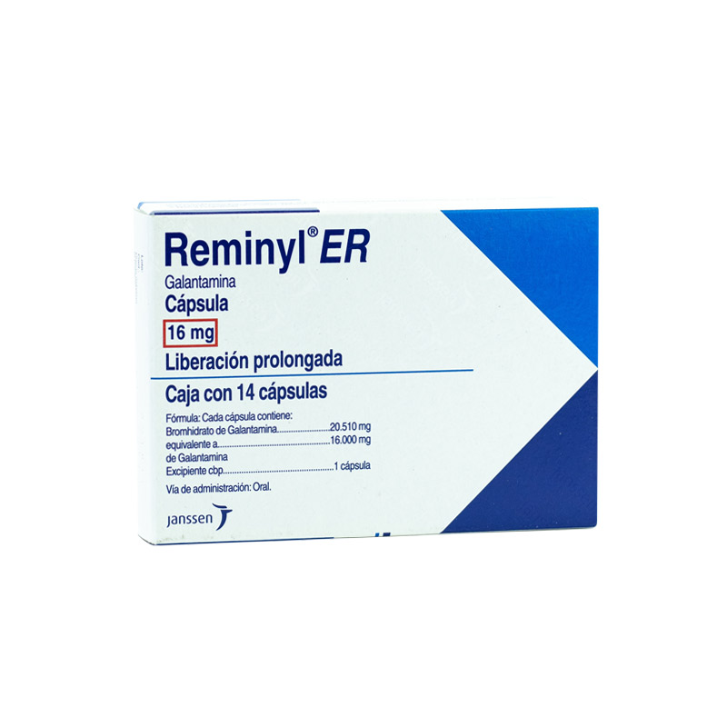 REMINYL ER 16 MG C/14 CAPS | Farmacias San Isidro | Farmacia a domicilio