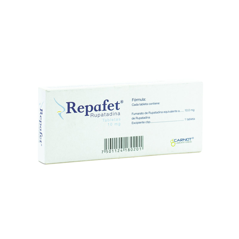 REPAFET TAB C/20 10MG | Farmacias San Isidro | Farmacia a domicilio