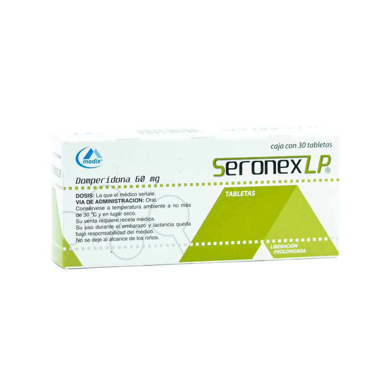 SERONEX LP 60MG TAB C/30 | Farmacias San Isidro | Farmacia a domicilio