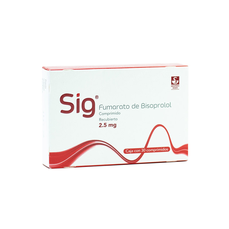 SIG 2.5MG COMP C/30 | Farmacias San Isidro | Farmacia a domicilio