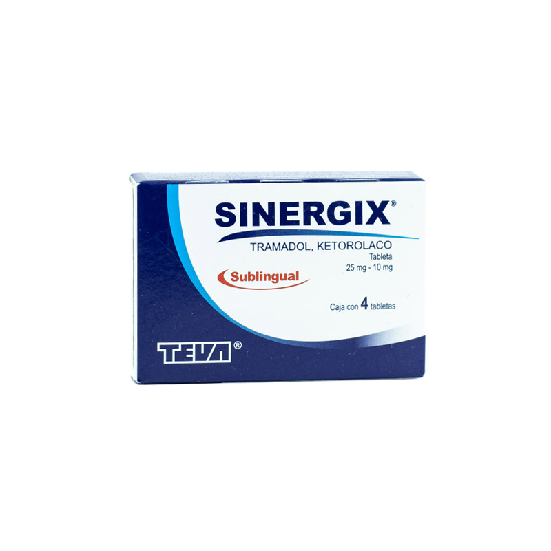 SINERGIX SUBLINGUAL 25/10MG TAB C/4 | Farmacias San Isidro | Farmacia a ...