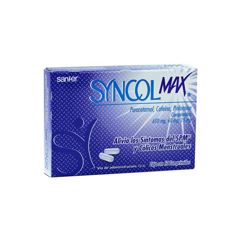 SYNCOL MAX 650MG CPR C/12 | Farmacias San Isidro | Farmacia a domicilio