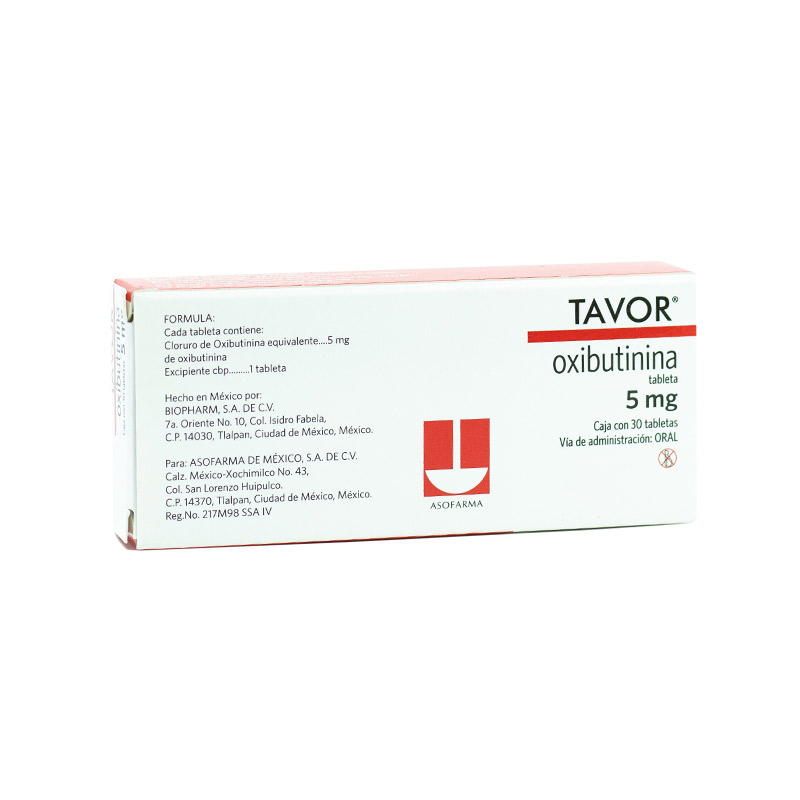 TAVOR 5MG TAB C/30 | Farmacias San Isidro | Farmacia a domicilio