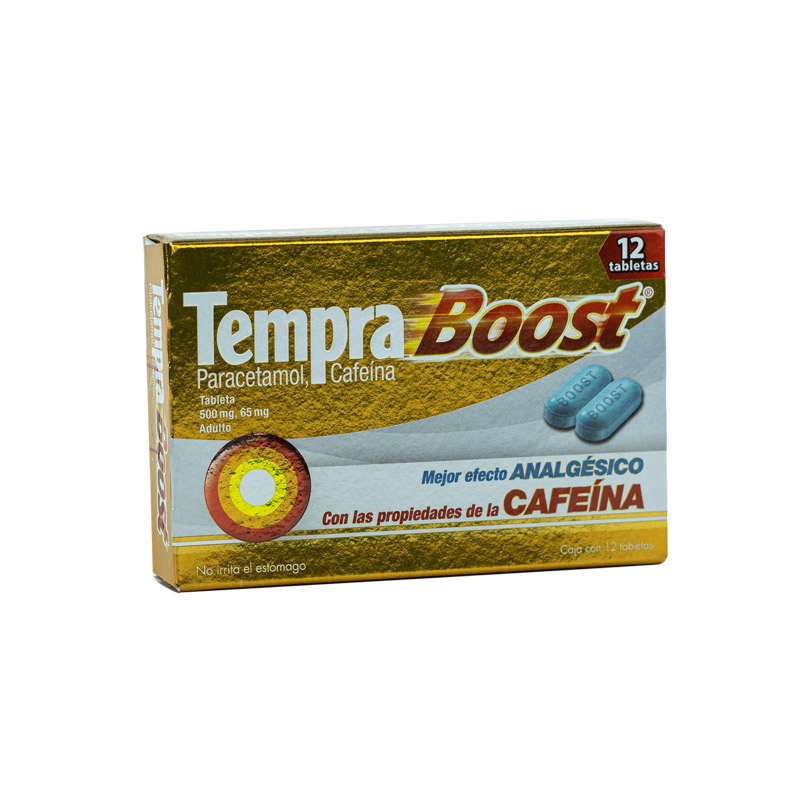 TEMPRA BOOST TAB C/12 | Farmacias San Isidro | Farmacia a domicilio