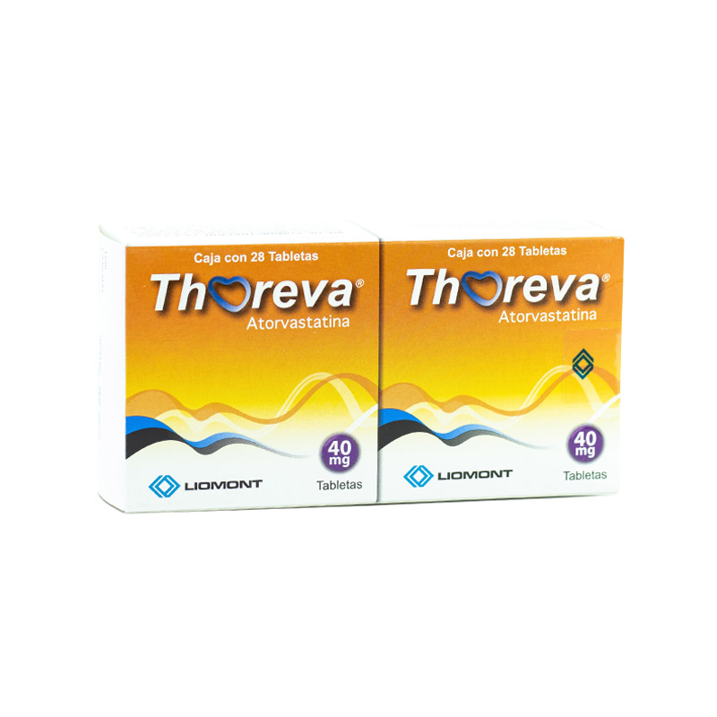 THOREVA 40 MG C/28 TAB | Farmacias San Isidro | Farmacia a domicilio