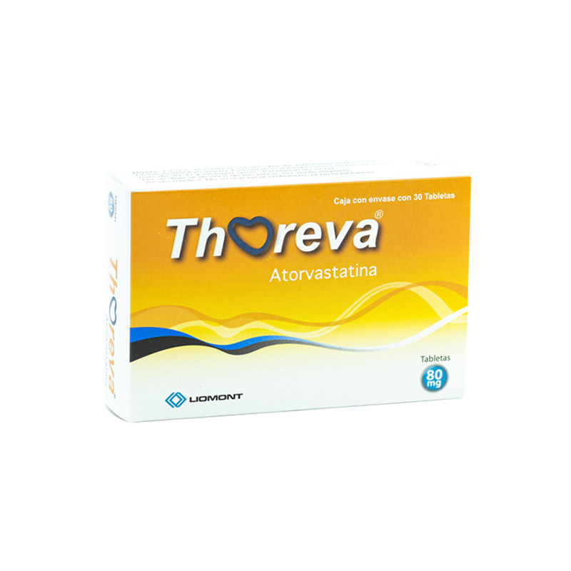 THOREVA 80MG TAB C/30 | Farmacias San Isidro | Farmacia a domicilio