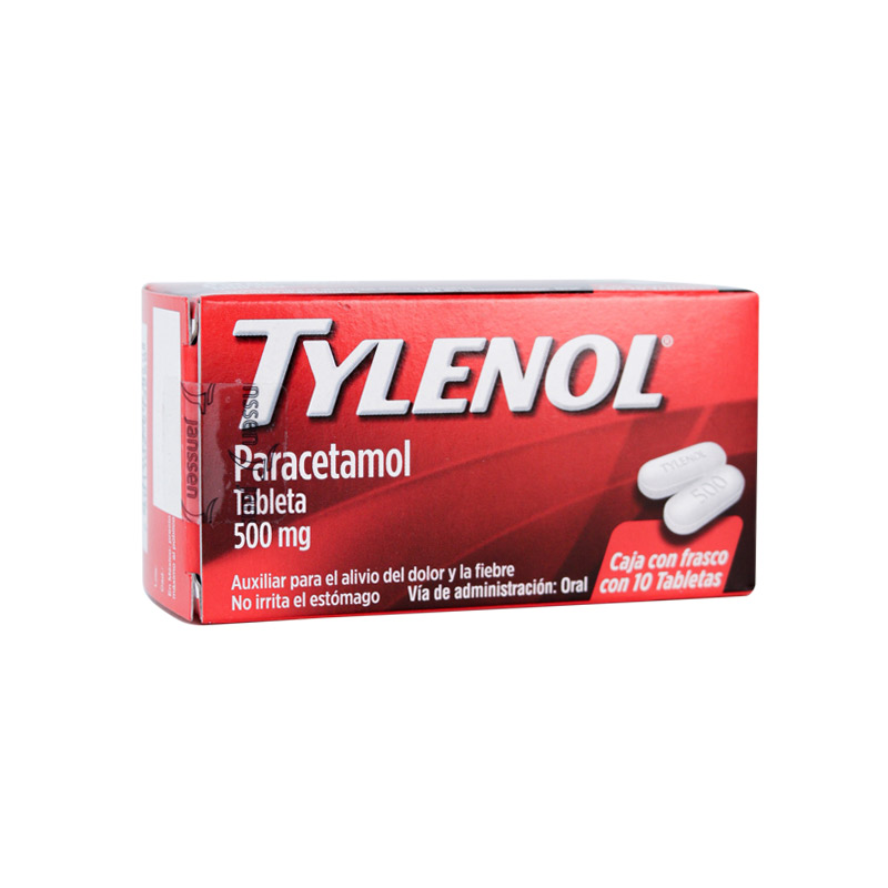 TYLENOL CAPLETS 500MG TAB C/10 | Farmacias San Isidro | Farmacia a ...
