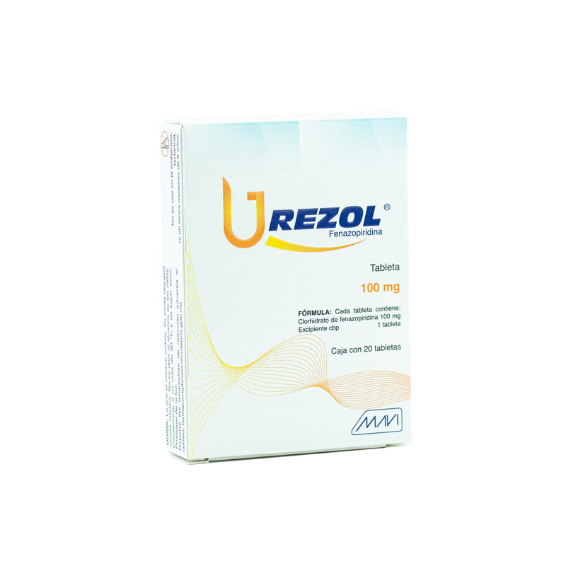 UREZOL 100MG TAB C/20 | Farmacias San Isidro | Farmacia a domicilio