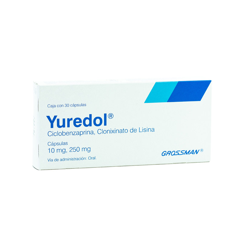 YUREDOL 1OMG/250MG CAP C/30 | Farmacias San Isidro | Farmacia a domicilio