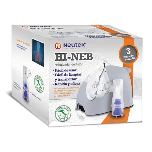 NEUTEK NEBULIZADOR DE PISTON HI-NEB | Farmacias San Isidro