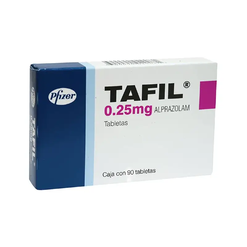 TAFIL 0.25 MG TAB 90 | Farmacias San Isidro