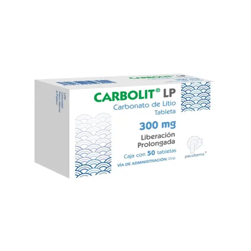 CARBOLIT LP 300MG C/50 TAB | Farmacias San Isidro