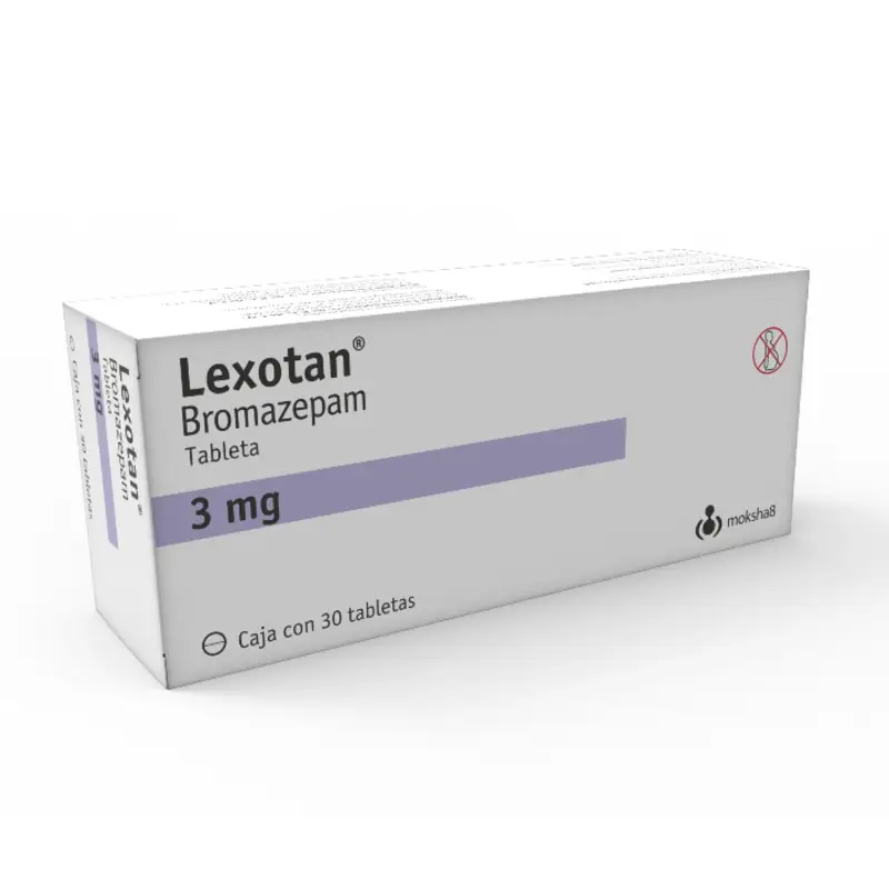 LEXOTAN 3MG C/30 | Farmacias San Isidro | Farmacia a domicilio