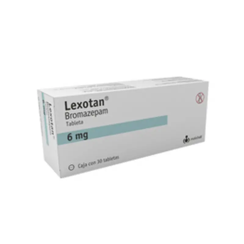 LEXOTAN 6MG TAB C/30 | Farmacias San Isidro | Farmacia a domicilio