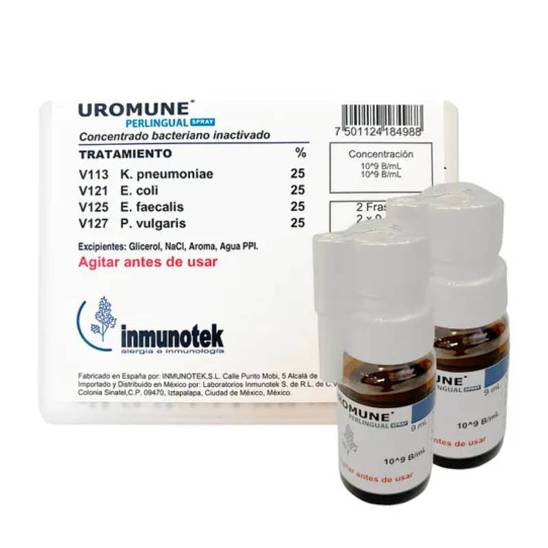 UROMUNE CONCENTRADO BACTERIANO 9 ML CON 2 | Farmacias San Isidro ...