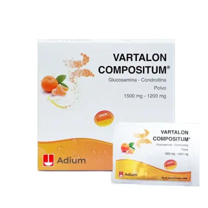 VARTALON COMPOSITUM 1500/1200 MG CON 30 SOBRES POLVO SABOR MANDARINA | Farmacias San Isidro ...