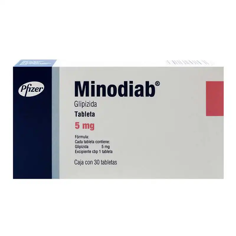 MINODIAB 5MG CPR C/30 | Farmacias San Isidro