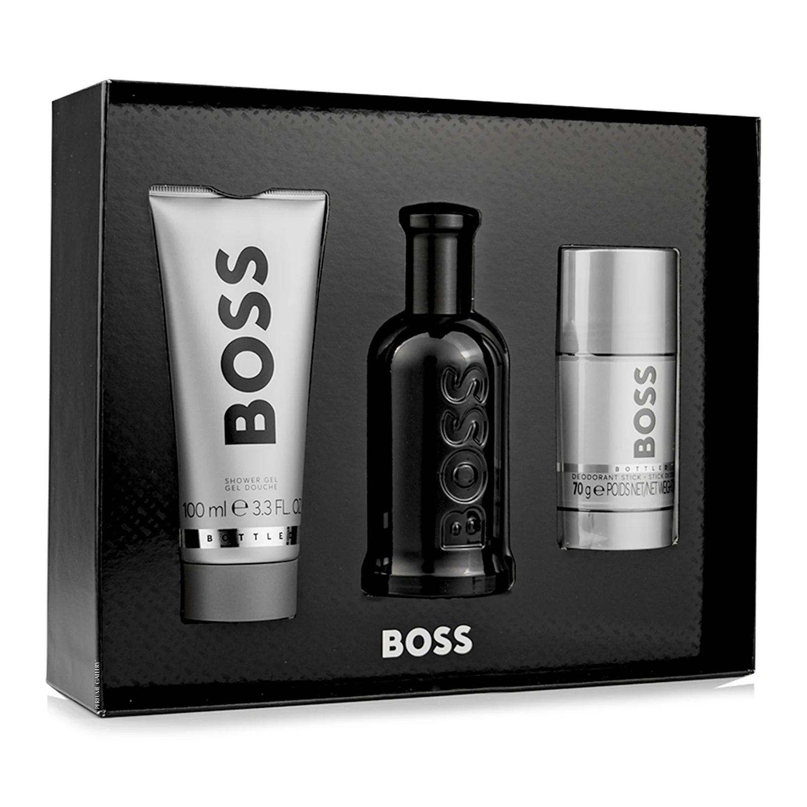 KIT BOSS BOTTLED EDP 100 ML + SHOWER GEL 100 ML + DESODORANTE STICK 75 ...