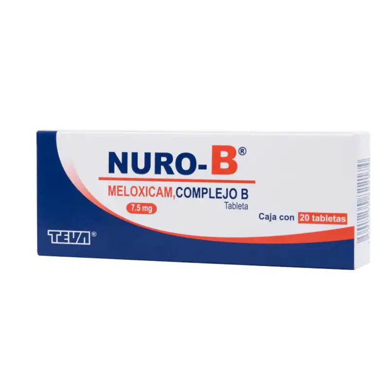 NURO-B 7.5MG TAB C/20 | Farmacias San Isidro