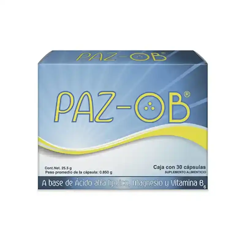 PAZ-OB SUPLEMENTO ALIM CAP C/30 | Farmacias San Isidro