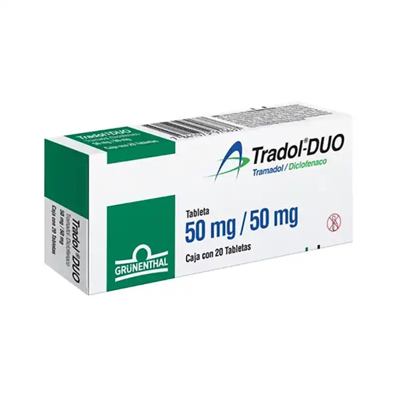 TRADOL DUO 50/50MG TAB C/20 | Farmacias San Isidro