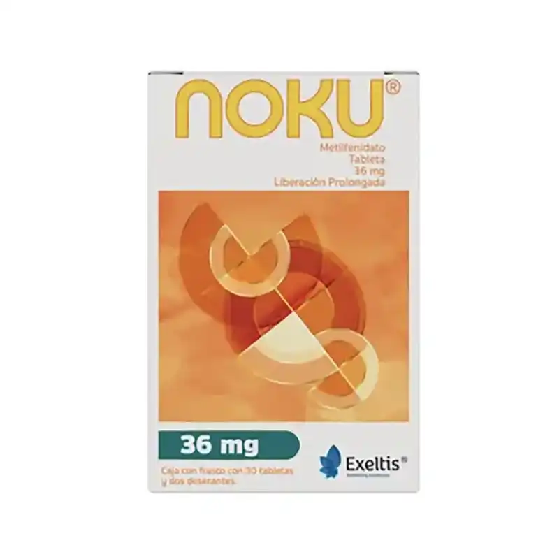 NOKU 36 MG CON 30 TABLETAS | Farmacias San Isidro
